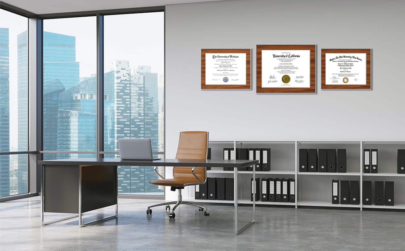 Beautiful Certificate Plaque | Laminated Certificate Plaque